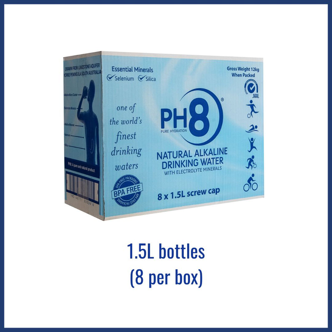 PH8 Natural Alkaline Water - one of the world's finest bottled waters!